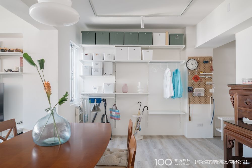 全室IKEA系統收納，不改格局、不做木作櫃，20齡漏水老宅神翻轉 - 100室內設計